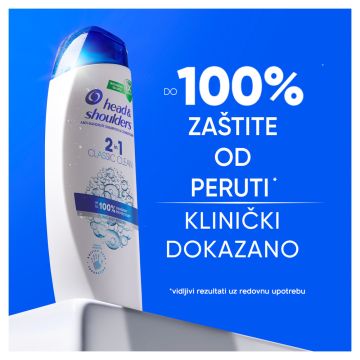 Head & Shoulders Classic Clean, šampon protiv peruti, 400 ml | Lilly ...