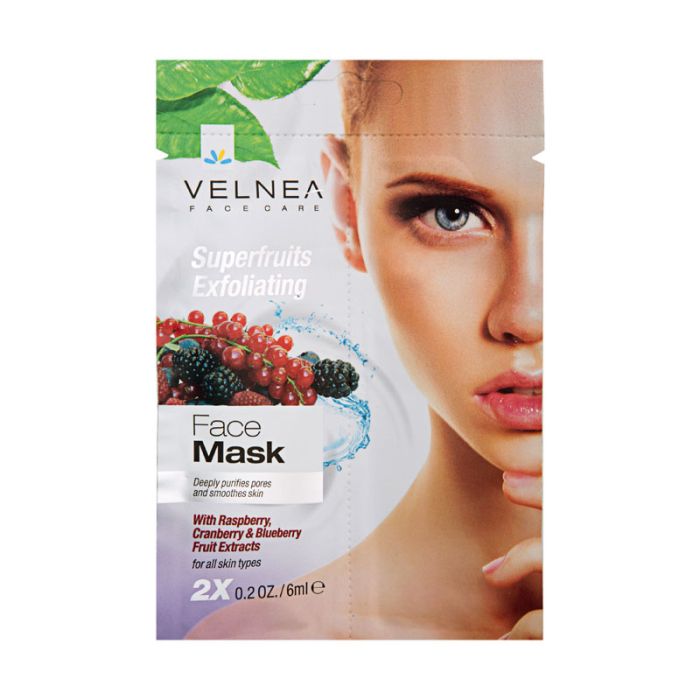 Velnea voćni piling maska za lice 2x6ml | Lilly Drogerie OnLine