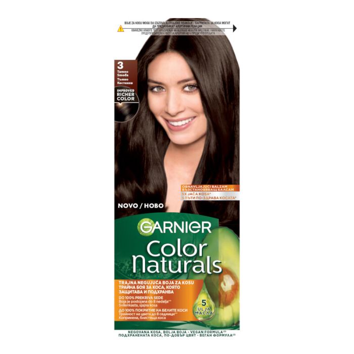 Garnier Color Naturals Creme Boja za kosu 3 CH FON | Lilly Drogerie OnLine