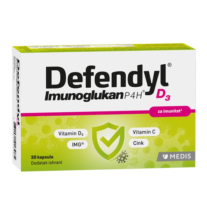 Defendyl® Imunoglukan P4H® sa D3, 30 kapsula | Lilly Drogerie OnLine