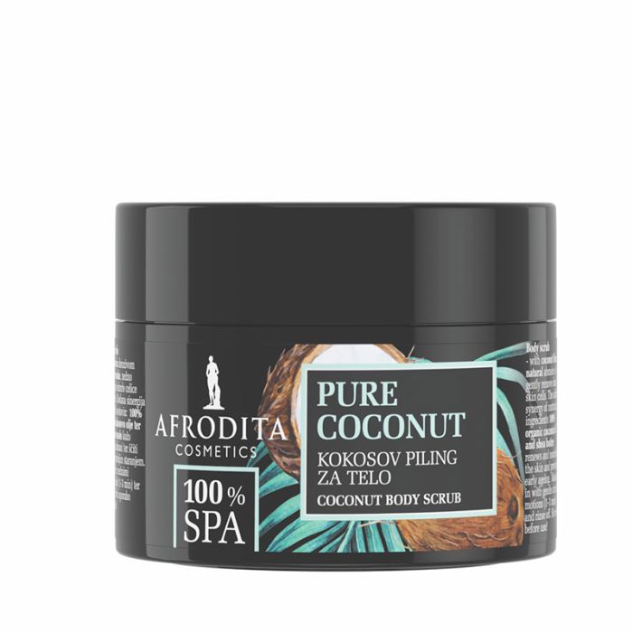 Afrodita 100%spa pure coconut piling za telo,175g | Lilly Drogerie OnLine