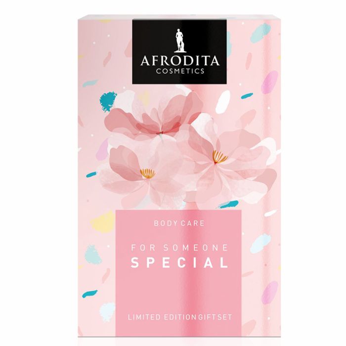 Afrodita poklon set Someone Special( gel za tuširanje+tonik u spreju za telo i kosu+sjaj za usne ...