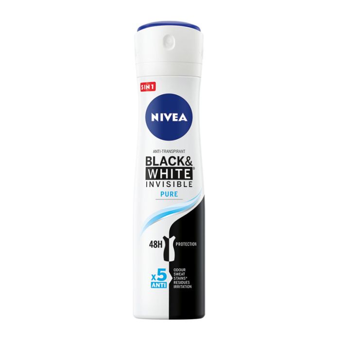 NIVEA Black & White Invisible Pure sprej - Fashion Edition 150ml ...