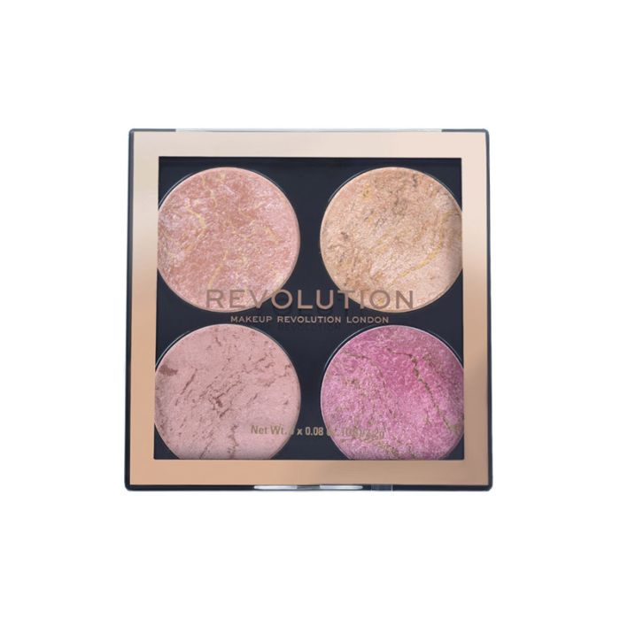 Revolution Makeup Mini paleta hajlajtera i bronzera Cheek Kit Fresh ...
