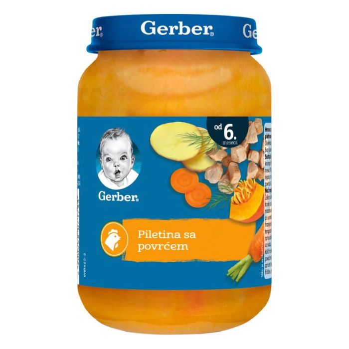 Gerber kašica piletina sa povrćem 190g | Lilly Drogerie OnLine