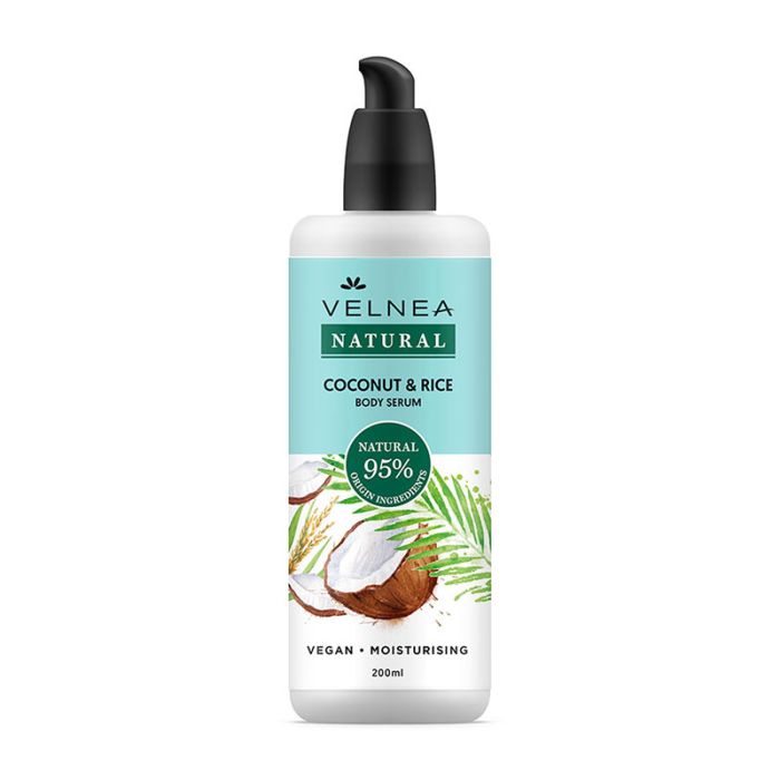 Velnea Natural coconut&rice body serum 200 ml | Lilly Drogerie OnLine