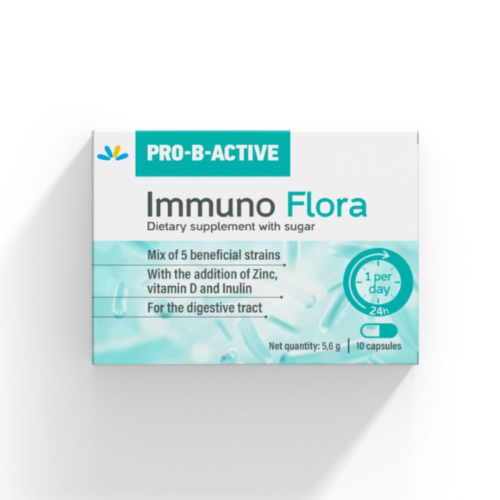 Pro-B-Active Immuno flora, 10 kapsula | Lilly Drogerie OnLine | Lilly ...