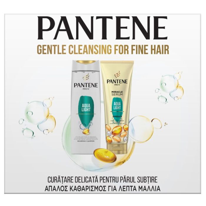 Pantene Aqua Light poklon set (šampon 400ml i 3MM balzam 200ml) | Lilly ...