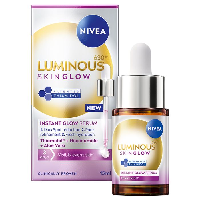 Nivea Luminous630® Skin-Glow serum za ujednačen sjaj kože, 15ml | Lilly ...