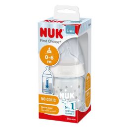 NUK First Choice staklena flašica 120 ml sa indikatorom temperature | Lilly Drogerie OnLine