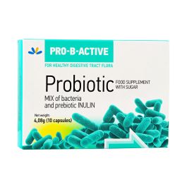 Pro-B-Active Probiotik za odrasle mix of bacteria 10 kapsula | Lilly ...