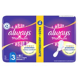 Always Platinum Night Duo higijenski ulošci 12kom | Lilly Drogerie OnLine