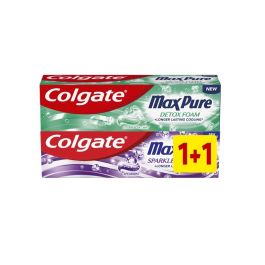 Colgate pasta max pure 75ml + Colgate pasta max white diamonds 75ml ...