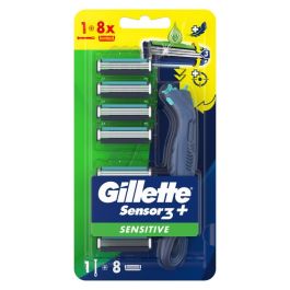 Gillette Sensor 3+ Sensitive muški brijač sa 8 dopuna | Lilly Drogerie OnLine | Lilly Drogerie ...